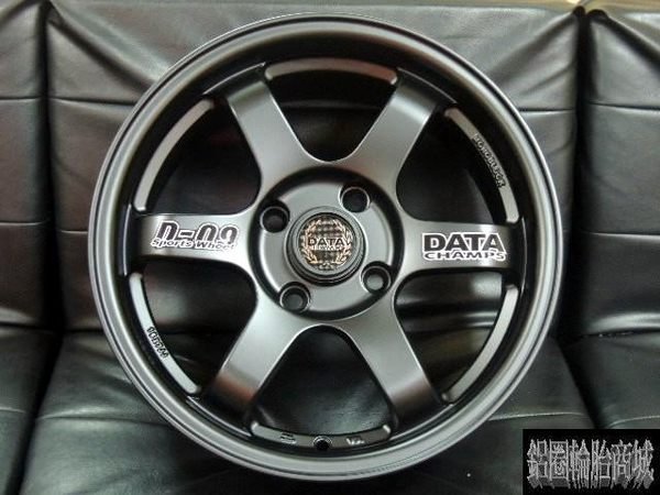 全新鋁圈 DATA M6 15吋 4孔100~4孔108 平光黑 雪鐵龍.標緻.206.C2.C3.FIT.K8.K6 | Yahoo拍賣