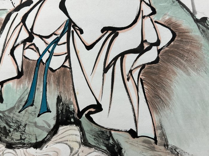 季康竹林觀音設色紙本立軸(20250619-1)【汲雅堂專營字畫手稿古籍 歡迎委託拍賣】 | Yahoo拍賣