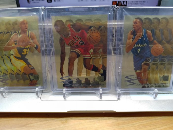 1995 METAL SLICK SILVER 透明特卡完整一套 有JORDAN HARDAWAY MILLER KIDD等 | Yahoo拍賣