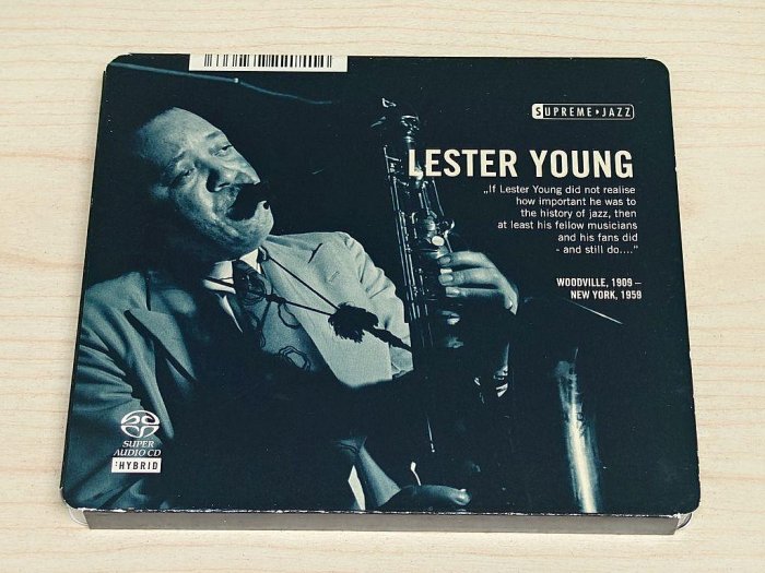 【駱克二手爵士CD】SUPREME JAZZ BY LESTER YOUNG SACD 內裡黃斑 封底霉點 附紙盒 | Yahoo拍賣