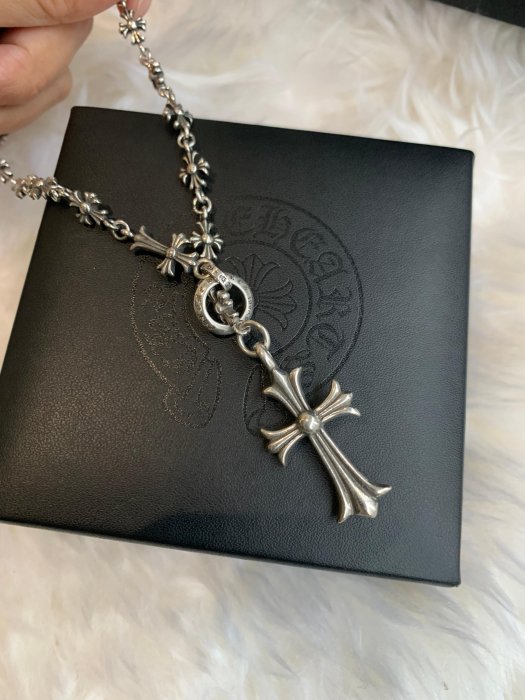 翡翠王珠寶 全新 男女同款 Chrome Hearts 克羅心 十字架 項鏈 Tw 附送禮盒 標多少賣多少 Yahoo拍賣