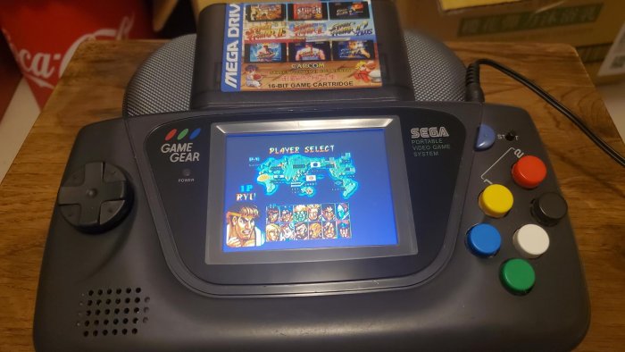 懷舊SEGA Game Gear掌機改造MEGA DRIVE handheld console 掌機 | Yahoo拍賣