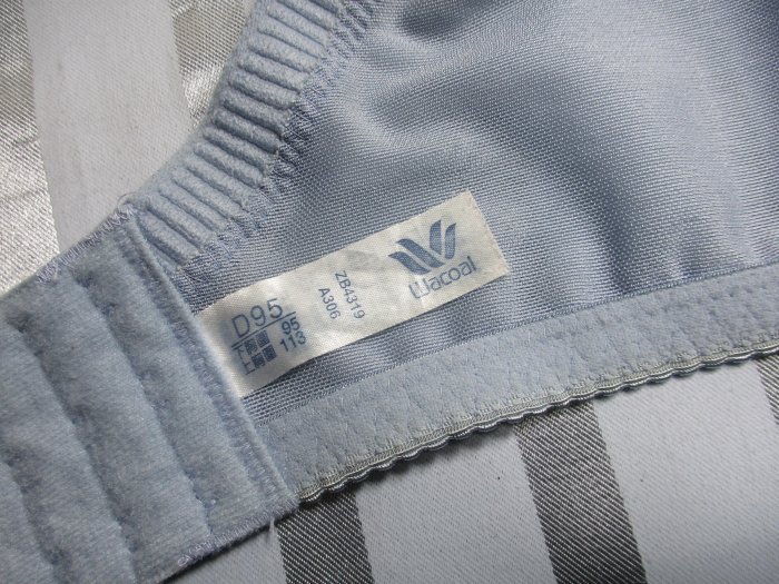 女【華歌爾】冰灰藍精美蕾絲繡花迷人內衣95D/42D~100元起標~標多少賣多少~ (9A31) | Yahoo拍賣