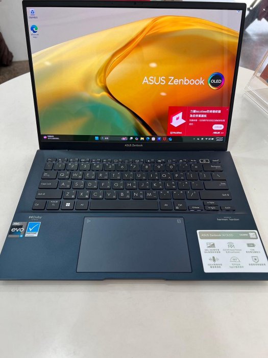 【艾爾巴二手】ASUS Zenbook UX3402V i5/16+1T 14吋 藍#二手筆電#保固中#新興店20083 | Yahoo拍賣