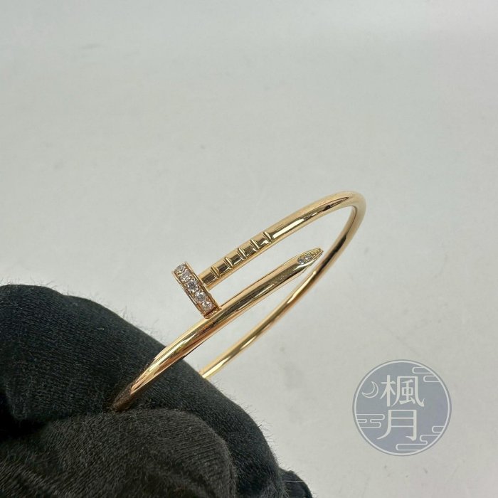 Cartier K18YG Juste un Clou 鑲鑽 手環 9.1G #15 | Yahoo拍賣