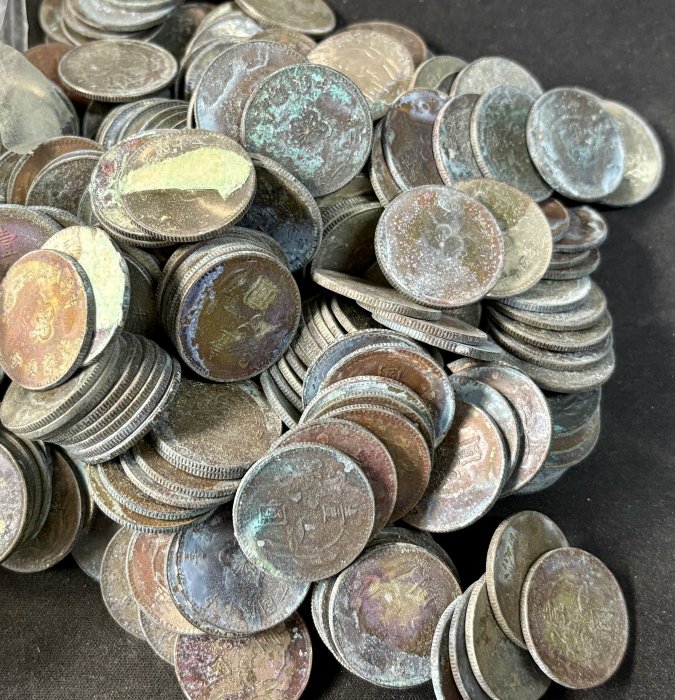 【週日21:00】56~B131~早期梅花壹圓 共500枚如圖 | Yahoo拍賣