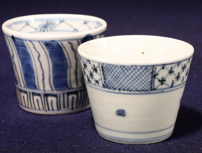 6/4結標 古青花 蕎麥杯 ADE1178 -茶道具 侘寂 日本茶道 品茶 煎茶器 茶器 茶盤 水指 茶碗 茶杯 湯吞 茶葉罐 | Yahoo拍賣