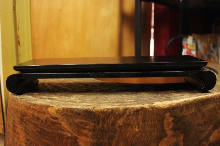 【桑園の】庫存美品~實木 深色 長方形 30公分 茶盤 茶台 花台 展示台 P 5121 | Yahoo拍賣