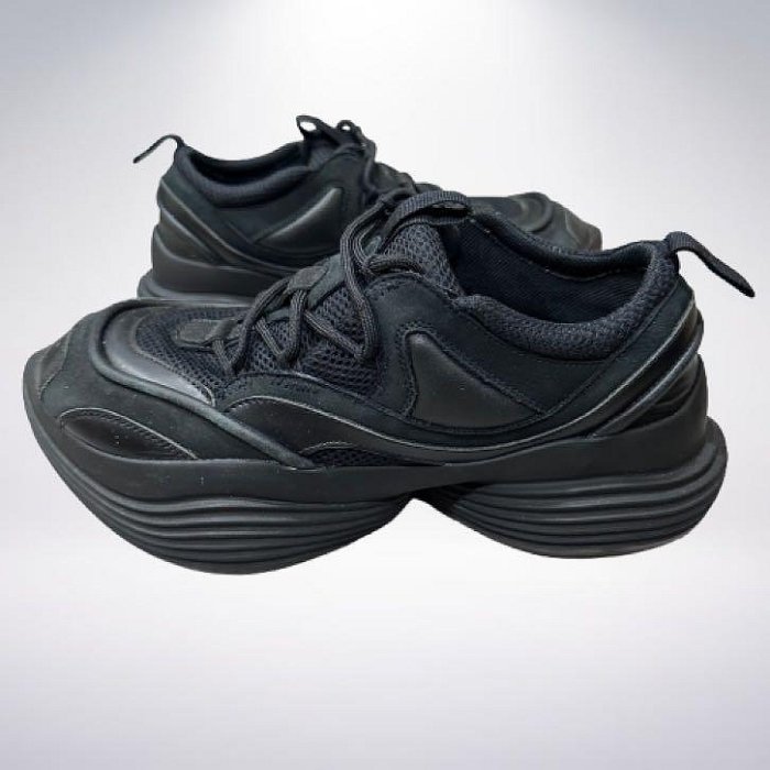 GROUNDS INTERSTELLAR JAWS SNEAKERS 黑色 增高 厚底 老爹鞋 日本 泡泡鞋 氣墊 黑武士 | Yahoo拍賣