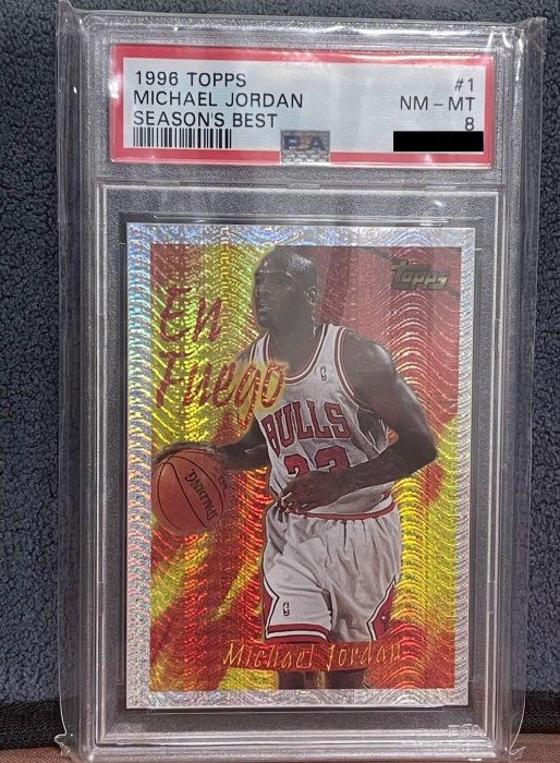 1996 TOPPS MICHAEL JORDAN SEASON'S BEST #1 PSA 8 | Yahoo拍賣