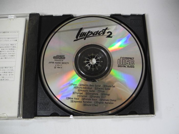 MWM 【二手CD】Impact 2 Cd-3 Japan Audio Society 讀取面有輕微霉斑及刮痕 無ifpi_一元起標無底價 | Yahoo拍賣