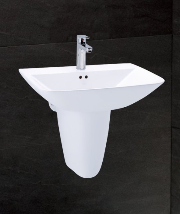 《振勝網》Caesar 凱撒衛浴專賣店 L2365S / P2443 60cm 面盆配半瓷腳組 / 不含龍頭 | Yahoo拍賣