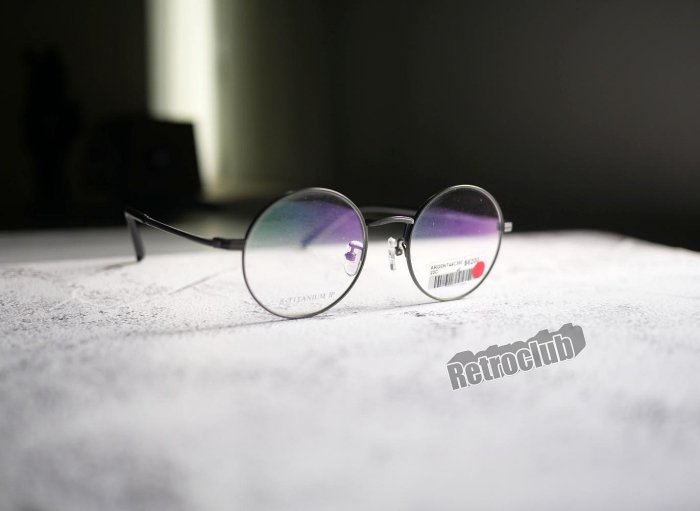 Retro CLUB【一元起標】【全新】BIS IN DEI SUPERSON 膠囊眼鏡 黑色 鈦細圓框 復古光學眼鏡 F25441 | Yahoo拍賣