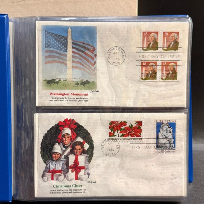【藏舊尋寶屋】老日本 美國首日封 人物歷史/州紀念/聖誕節 收藏冊※0611012-2N※ | Yahoo拍賣