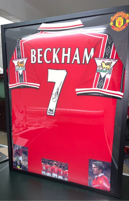 熱銷 9899賽季曼聯貝克漢姆復刻簽名版足球服球衣新年禮物球迷禮物 可開發票 | Yahoo拍賣
