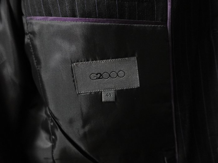 CA 專櫃品牌 G2000 黑色條紋 西裝外套 46號 一元起標無底價N376 | Yahoo拍賣