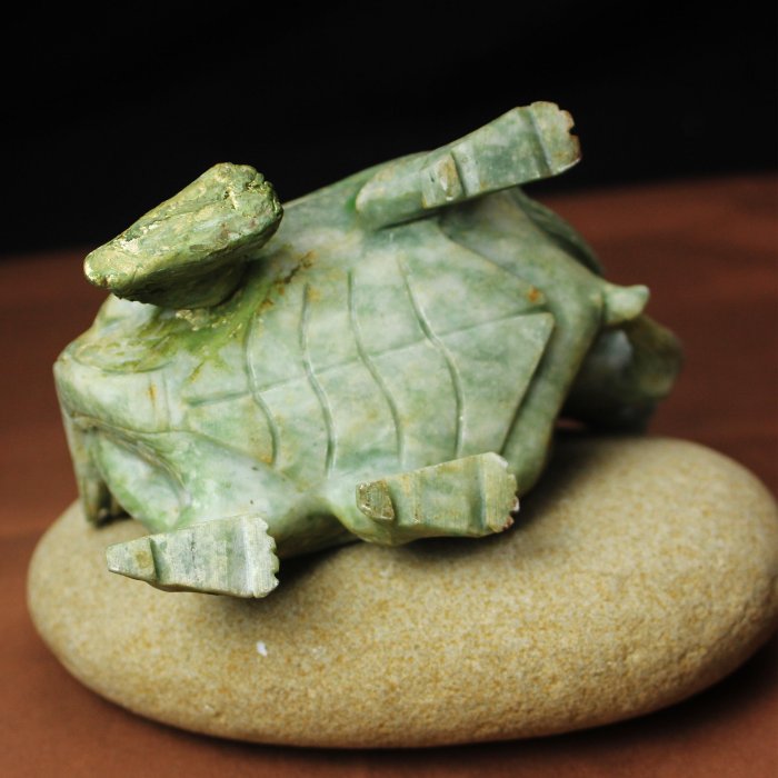 【桑園の】老件 玉石雕 大龍龜 龍生九子 贔屭 收藏 (委託品) Q 6205 A02 | Yahoo拍賣