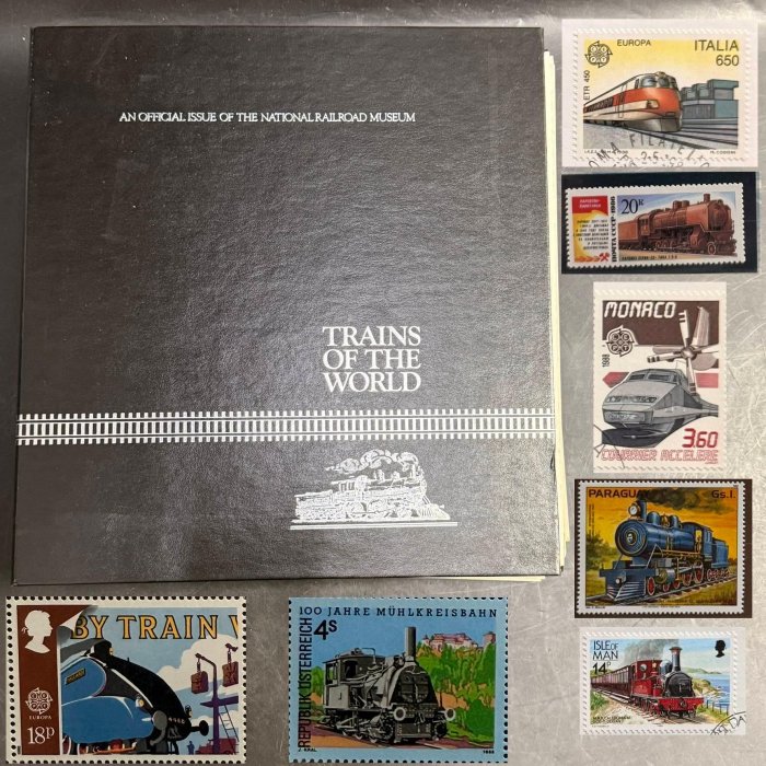 【藏舊尋寶屋】老日本《Trains of the World》火車郵票首日封珍藏（富蘭克林鑄幣廠 × 國家鐵道博物館發行）※0611705-2N※ | Yahoo拍賣