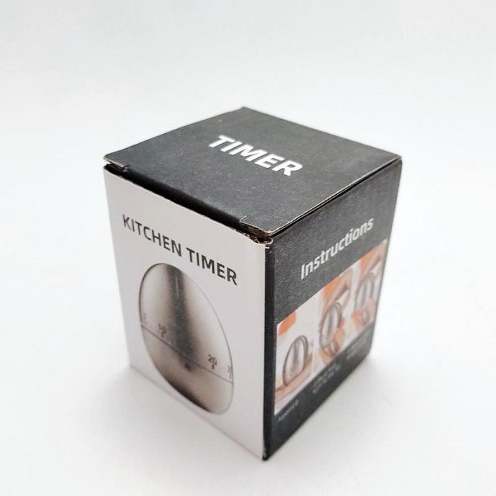【timekeeper】 不鏽鋼蛋型機械式運動閱讀上網小憩計時器/烘焙定時器 | Yahoo拍賣