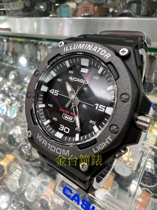 【金台鐘錶】CASIO卡西歐 MW-620H-1A (黑)(學生 當兵 考試 必備) 運動風格 | Yahoo拍賣