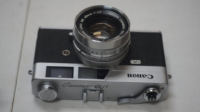 CANON QL-17機械相機⭐機械正常.A檔過電⭐一元起標 | Yahoo拍賣