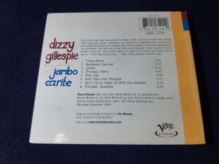格里菲樂園 ~ CD DIZZY GILLESPIE JAMBO CARIBE | Yahoo拍賣