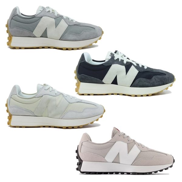New Balance 327 休閒鞋 男鞋 女鞋 麂皮【運動世界】MS327KA1/MS327KB1/MS327KC1/MS327CGW ...