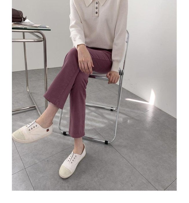 Forever Kids 正韓 好穿鬆緊腰加絨磨毛內裡 直筒褲【C32363】韓國代購 | Yahoo拍賣