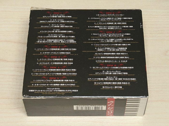 【駱克二手古典CD】NODAME CANTABILE BEST 100 COLLECTION BOX 8CD 解說&封面黃斑&霉點 紙盒黃斑&霉點&微脫膠 | Yahoo拍賣