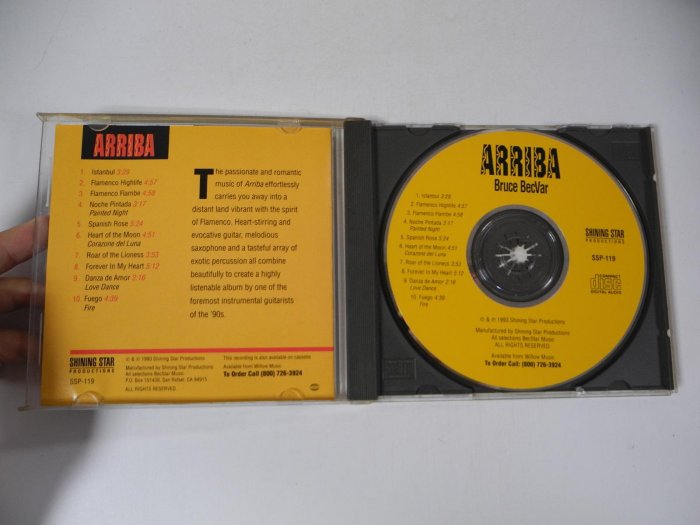 MWM 【二手CD】Arriba│Bruce Becvar 讀取面有輕微霉斑及刮痕 無ifpi_一元起標無底價 | Yahoo拍賣