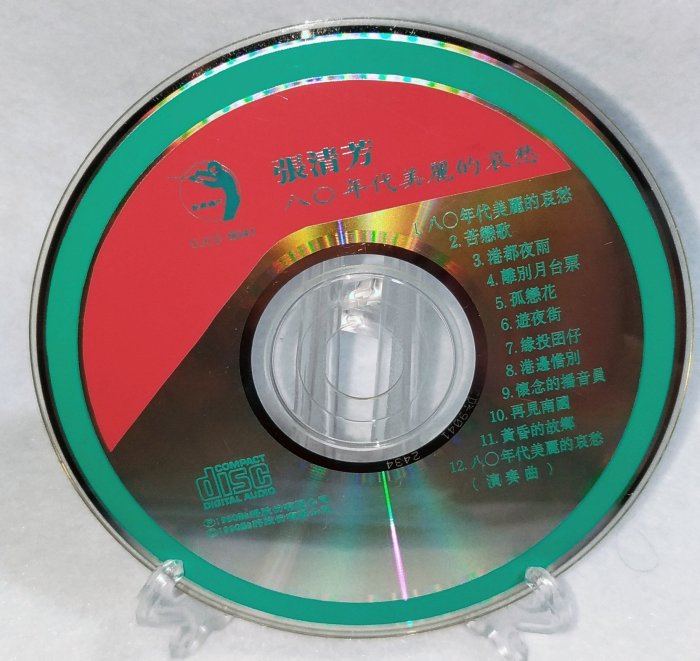 光碟CD --張清芳 八十年代的美麗與哀愁 點將唱片 內圈碼 DJCD-9041 | Yahoo拍賣