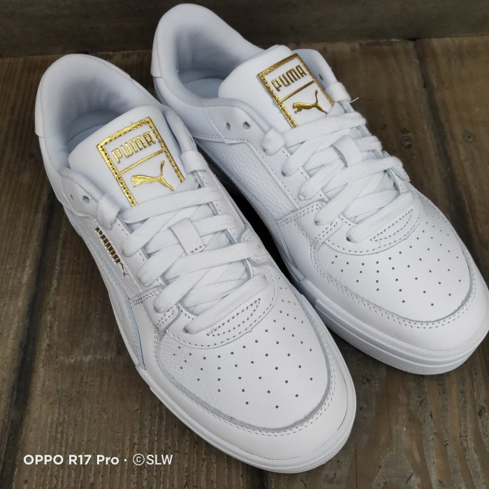 SLW 』380190-01 男女 PUMA CA Pro Classic 皮革 休閒鞋 白金色 34 | Yahoo拍賣