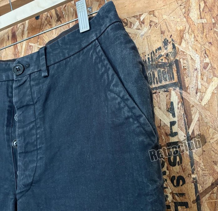 Retro CLUB【一元起標】【二手】日本復古品牌 Freewheelers 日本製 黑色 工裝長褲 排扣 美式風格 L25625 | Yahoo拍賣