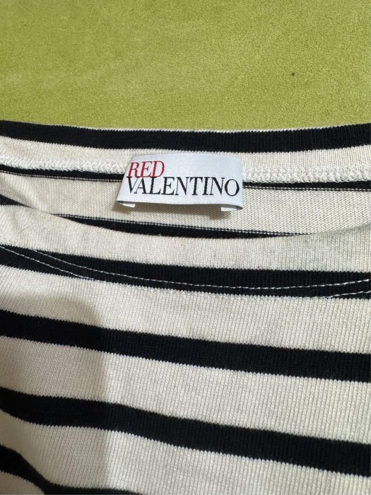 RedValentino 8分袖條紋洋裝M號原價2萬多 | Yahoo拍賣