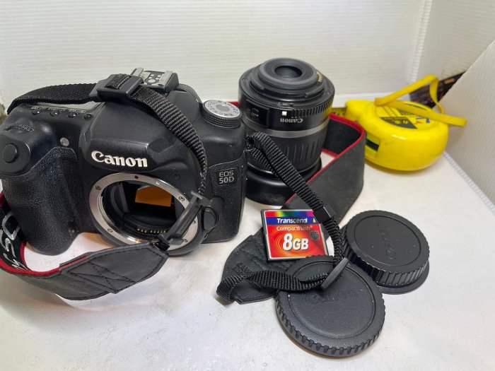 【阿輝の古物】 數位相機_單眼 caono 50d + 18-55mm_未測試_#ezp | Yahoo拍賣