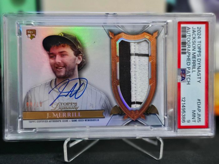 2024 Topps Dynasty 教士 新星 Jason Merrill /10 PSA9 RPA | Yahoo拍賣