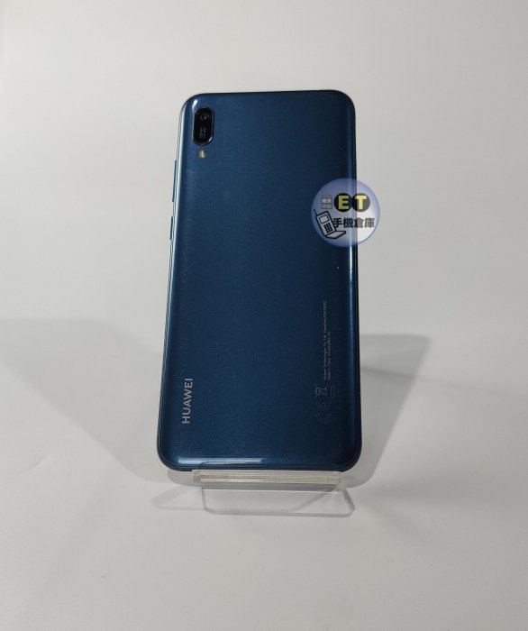 ET手機倉庫【一元起標！HUAWEI Y6 PRO 2019 (MRD-LX2) 3+32GB 寶石藍】36374（商品編號：17）保證出貨 ...