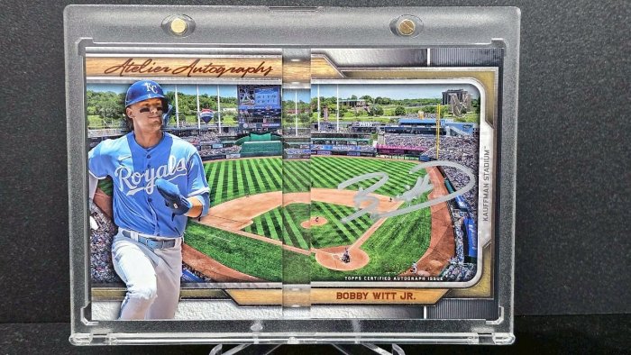 2023 Topps Museum Collection Bobby Witt Jr Auto /25 Booklet 低限量 書卡 含卡磚 ...