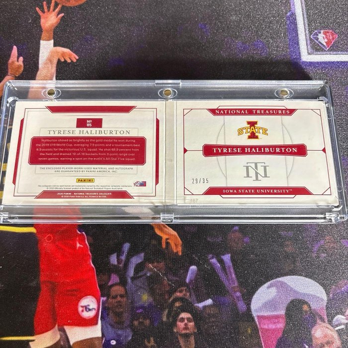 2020-21 National Treasures 大學 Tyrese Haliburton 大國寶 RC Rookie 書卡 RPA | Yahoo拍賣