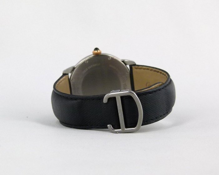 【一元起標/有底價】Cartier卡地亞(42mm) Ronde 3886-不鏽鋼自動上鍊機械腕錶(附盒書) | Yahoo拍賣