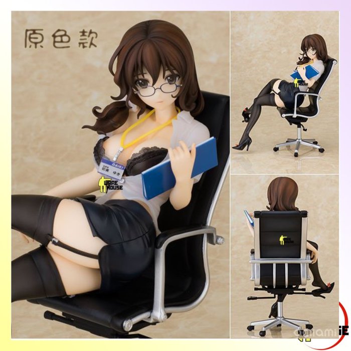 港版 Daiki工業 秘書課 辦公椅 恥物秘書 初美有希 OL 高跟黑絲襪 邪惡性感可脫美女手辦 原色款 異色款 | Yahoo拍賣