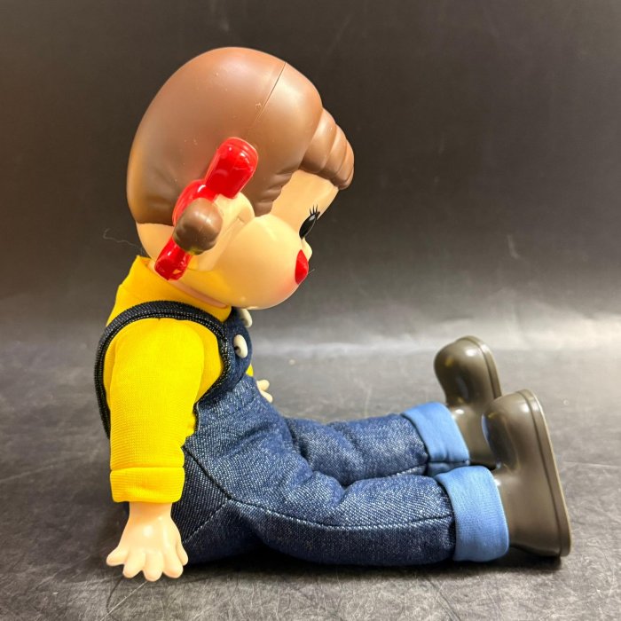 【藏舊尋寶屋】老日本 不二家限定 PEKO醬 Denim Peko丹寧吊帶褲造型娃娃 盒裝收藏版/擺飾人偶 附原盒※0611423-2N※ | Yahoo拍賣