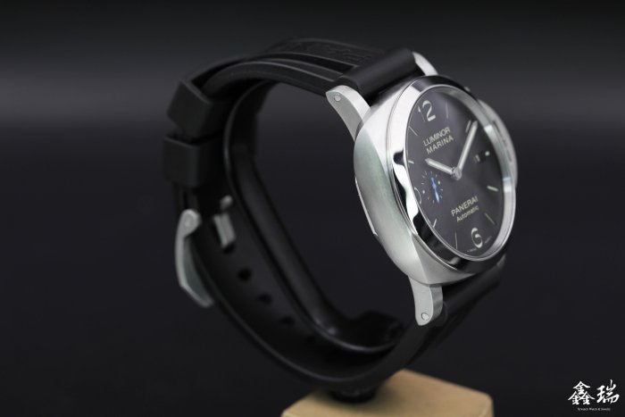 【鑫瑞鐘錶】Panerai 沛納海 Luminor PAM1312 不鏽鋼 三明治面盤 新款無透背 自動上鍊 44mm 盒單 | Yahoo拍賣