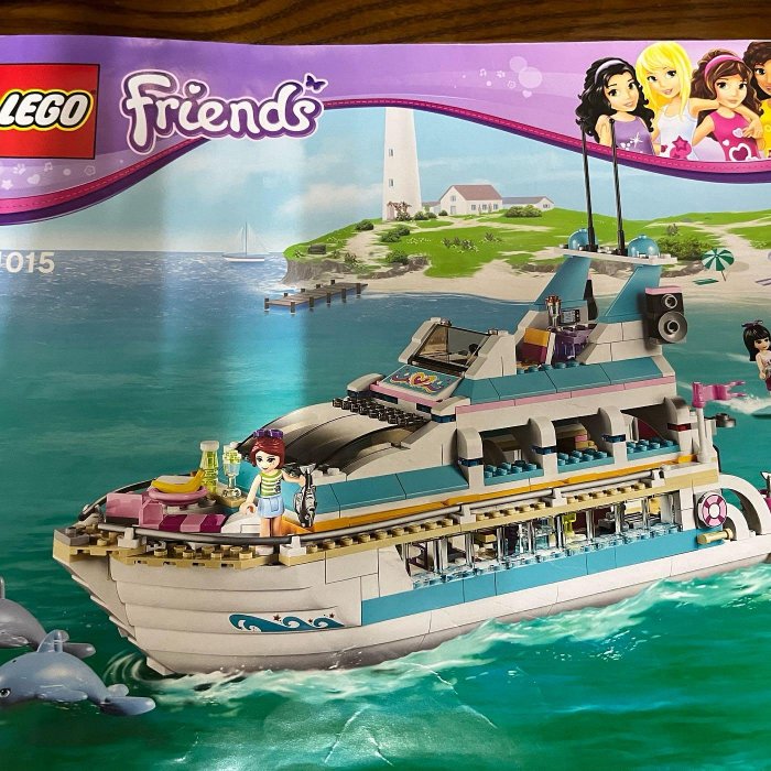 *二手 * 樂高 LEGO# 41015 Friends 好朋友系列 海豚號遊艇 (9成新) | Yahoo拍賣