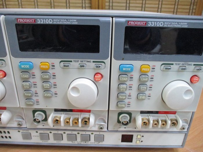 康榮科技二手測試儀器領導廠商Prodigit 3300C+3310D*4 60V/30A/150W*4 DC Load | Yahoo拍賣