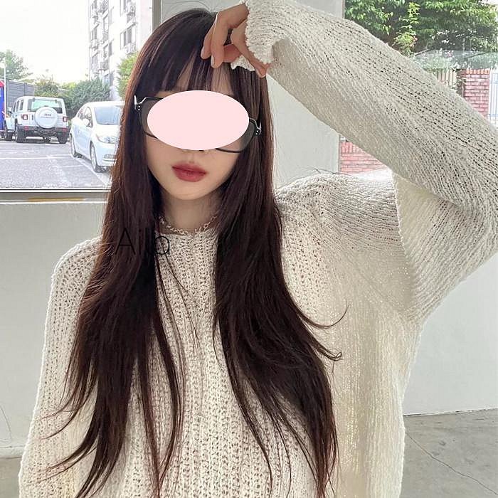 正韓~潮品聚落~春秋冬女裝 素色長袖針織衫慵懶簡約風上衣[DS240926-8] | Yahoo拍賣