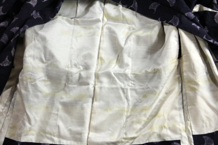 【桑園の】日本 傳統服飾 和服 靛藍 淺紫色圖騰花 浴衣 K 6031 | Yahoo拍賣