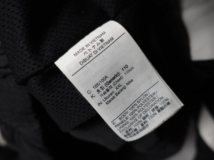 CA 美國運動品牌 NIKE 黑與白 休閒夾克 XXL號 一元起標無底價B854 | Yahoo拍賣