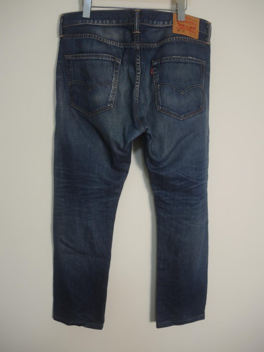 Furugi Shop 美國百年老牌 Levis 經典501 CT 藍色 復古重刷水洗 破壞 丹寧牛仔褲 余文樂代言 日本製 一元起標 1G661 | Yahoo拍賣