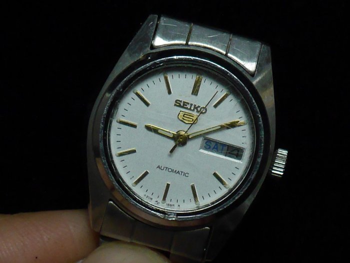 【阿輝の古物】手錶_Seiko_可運作_錶面多刮痕 錶帶有使用痕跡 髒汙_#E19 | Yahoo拍賣